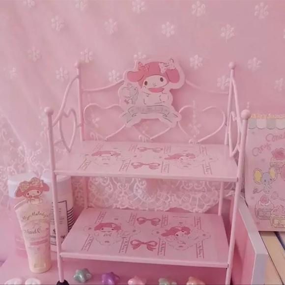 Storage & Organization | Sanrio My Melody Pastel Pink Metal Display ...